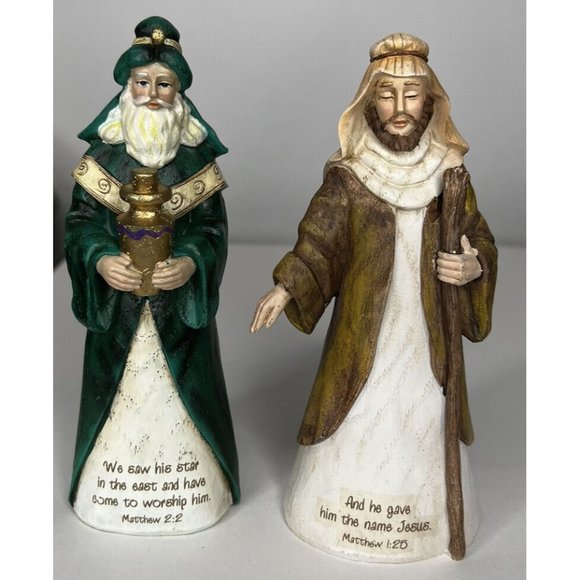 Unbranded | Holiday | Two Standing Wise Men Nativity Figures Christmas Bible Scripture Holy ...